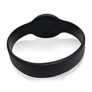 2 Black 26 Bit Proximity Wristbands AuthorizID Weigand Prox Wrist Band Compatable with ISOProx 1386 1326 H10301 Format Readers. Works with The vast Majority of Access Control Systems