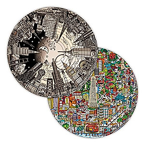 Spin Flip Puzzle - Charles Fazzino - Spin it, Flip it, Solve it! for Those who Love Brain teasers! Adult Fidget Toy. Great Easter Basket Stuffers for Teens, Men and Women