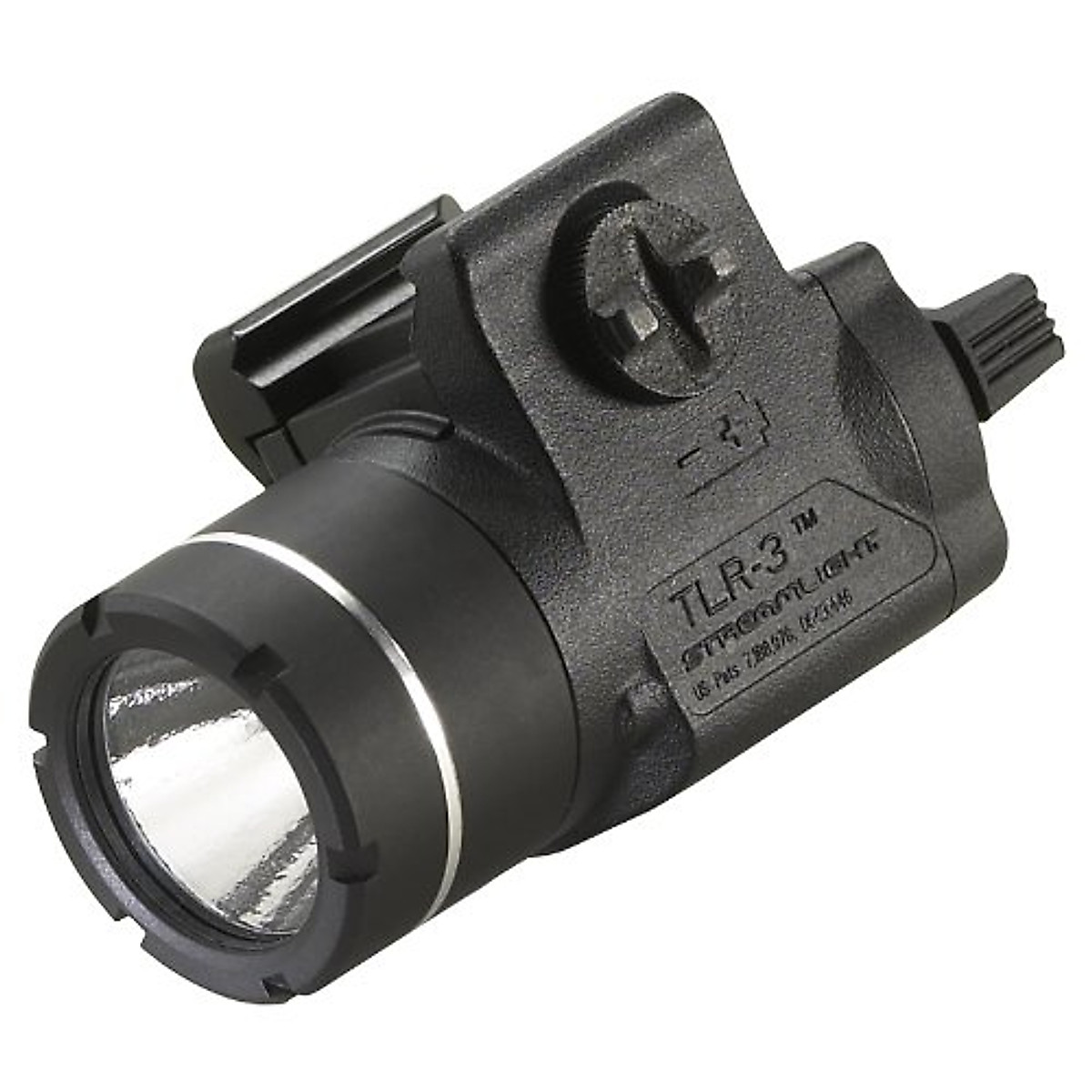 Streamlight 69220 TLR-3 170-Lumen Lightweight, Compact Weapon Mounted Tactical Light with Rail Locating Keys, Black