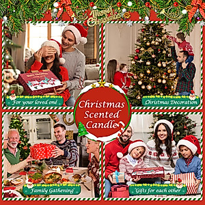 Christmas Scented Candles Gift Set, 12 PCS 3oz Aromatherapy Candles Gifts for Women Soy Wax Candles Gift for mom Portable Travel Tin Jar Candles for Birthday, Thanksgiving, Mother's Day