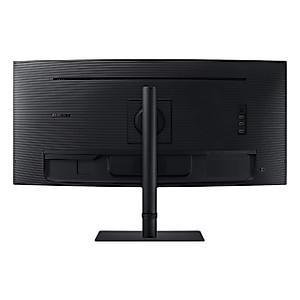 SAMSUNG Viewfinity S65UA Series 34-Inch Ultrawide QHD Curved Monitor, 100Hz, USB-C, HDR10 (1 Billion Colors), Height Adjustable Stand, TUV-certified Intelligent Eye Care (LS34A654UBNXGO),Black
