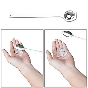 Hdtyyln Ice Tapper 3 Pcs Ice Mallet,Stainless Steel Ice Tapper,Ice Picks,Ice Crusher,Mallet Tool for Cocktails,Kitchen Gadget,Stainless Steel Tapper (White)