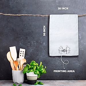 Zexpa Apparel Customized Tea Towel for Mother's Day Personalized Kitchen Dish Cloth for Mom