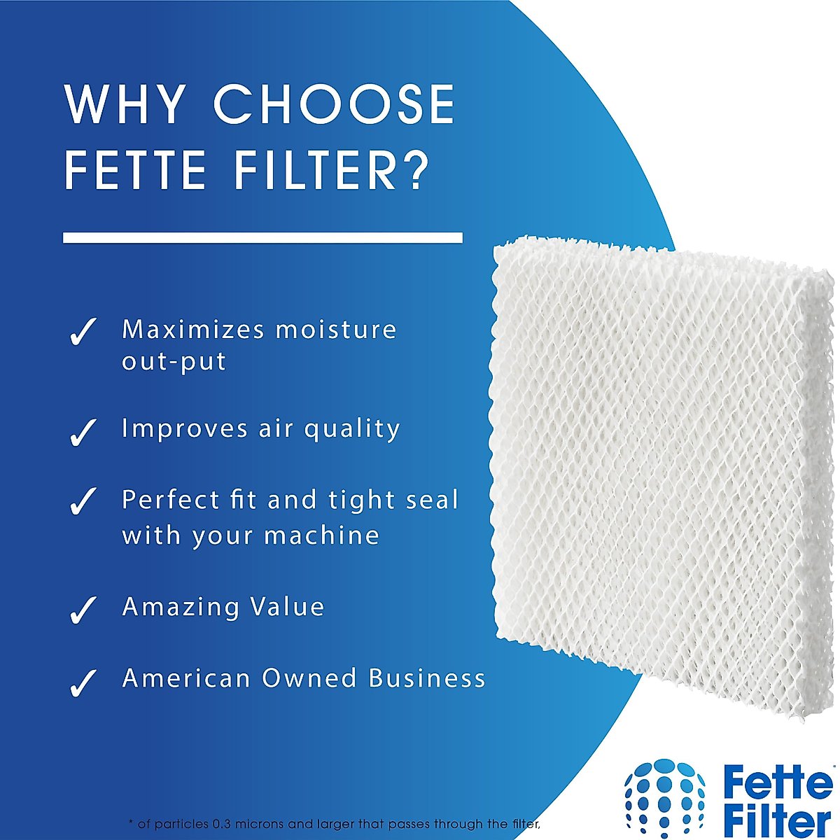Fette Filter - Filter T Humidifier Wicking Filters Compatible with Honeywell HFT600T HFT600PDQ for Honeywell Tower Humidifier HEV615 Series & HEV620 Series. Includes 6 Replacement Filters.