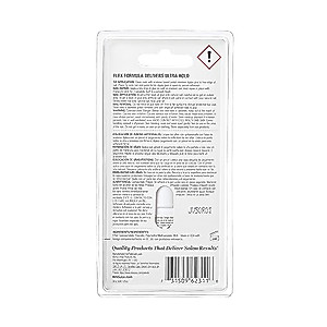 KISS PowerFlex Brush-On Nail Glue for Press On Nails, Ultra Hold Flex Formula Nail Adhesive, includes One Bottle 5g (0.17 oz.) with Twist-Off Cap & Brush Applicator