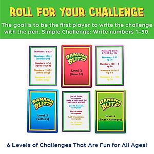 Continuum Games Banana Blitz Banana Grabba Fast Acting Dice Game