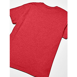 Disney mens Classic Mickey Mouse Full Size Graphic Short Sleeve T-shirt T Shirt, Red Heather, Small US