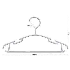 Kid Hangers 100Pack Baby Hanger for Closet Baby Clothes Hangers Small Childrens Hangers Infant Hangers Nursery Hangers
