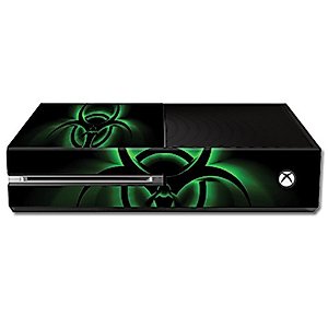 MightySkins Skin Compatible with Microsoft Xbox One - Bio Glare | Protective, Durable, and Unique Vinyl Decal wrap Cover | Easy to Apply, Remove, and Change Styles | Made in The USA