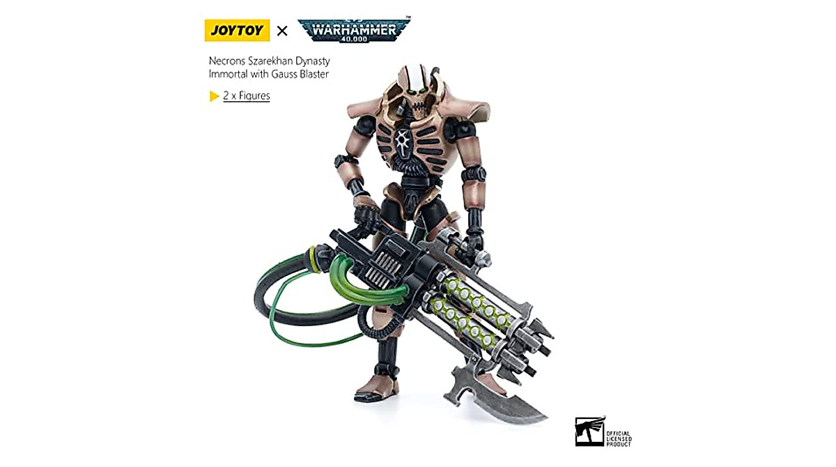 JOYTOY 1/18 Action Figures Warhammer 40k Mecha Necrons Szarekhan ...