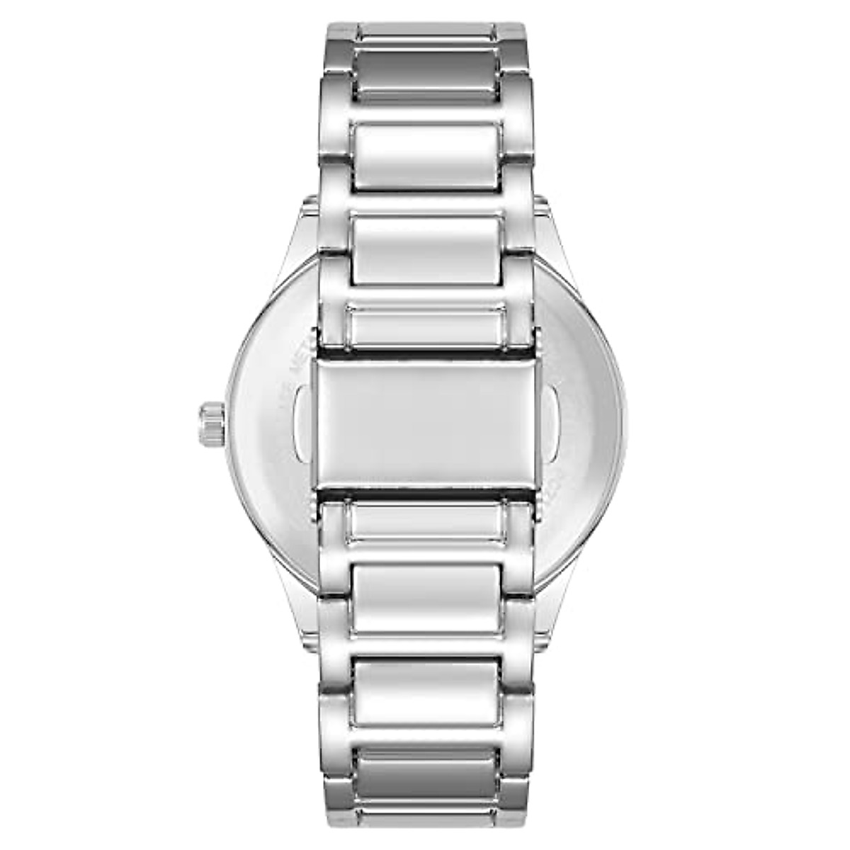 Amazon Essentials Unisex Bracelet Watch, Silver/Navy