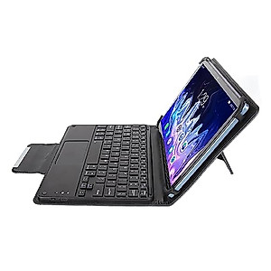 Smart Tablet, 8GB RAM 256GB ROM 1960 X 1080 Resolution WiFi Tablet 5G WiFi Dual Speakers with Keyboard for Game for Reading (US Plug)