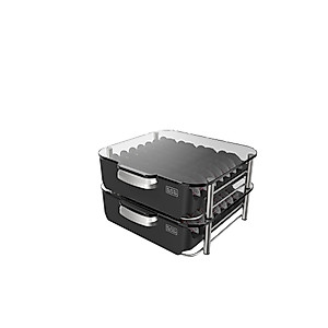 BLACK+DECKER bev by BLACK+DECKER Cocktail Maker Storage Drawer for Bartesian Capsules, Holds up to 36 Bartesian Pods, Sturdy and Stackable Pod Holder (BECS132)