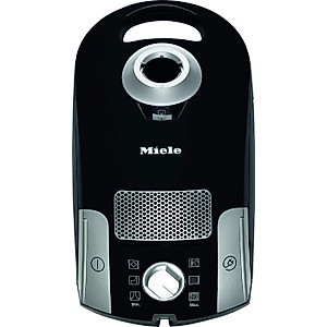 Miele Turbo Team Canister Vacuum, Obsidian Black