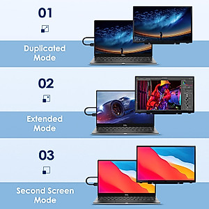 HMTECH 7'' Raspberry Pi Screen, 800x480 HDMI Small Monitor with Dual-Speaker, LCD Screen Display for Raspberry Pi 4/3/2/Zero/B/B+ Win11/10/8/7 (Non-Touch)