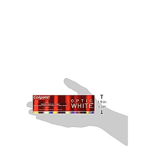 Colgate Optic White Whitening Toothpaste, Sparkling White - 3.5 ounce