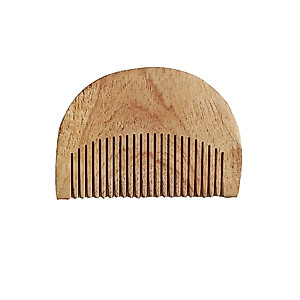 AYUSHYA HEALTH Neem Wood Comb Hair + Beard Detangler for Women and Men | Pocket Comb | traveling Comb & Beard Comb for Beard | Wooden Pocket Size Beard Comb (Pack of 2)
