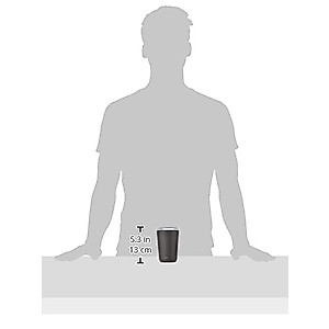 KINTO 20276 To Go Tumbler, 12.2 fl oz (360 ml), Black