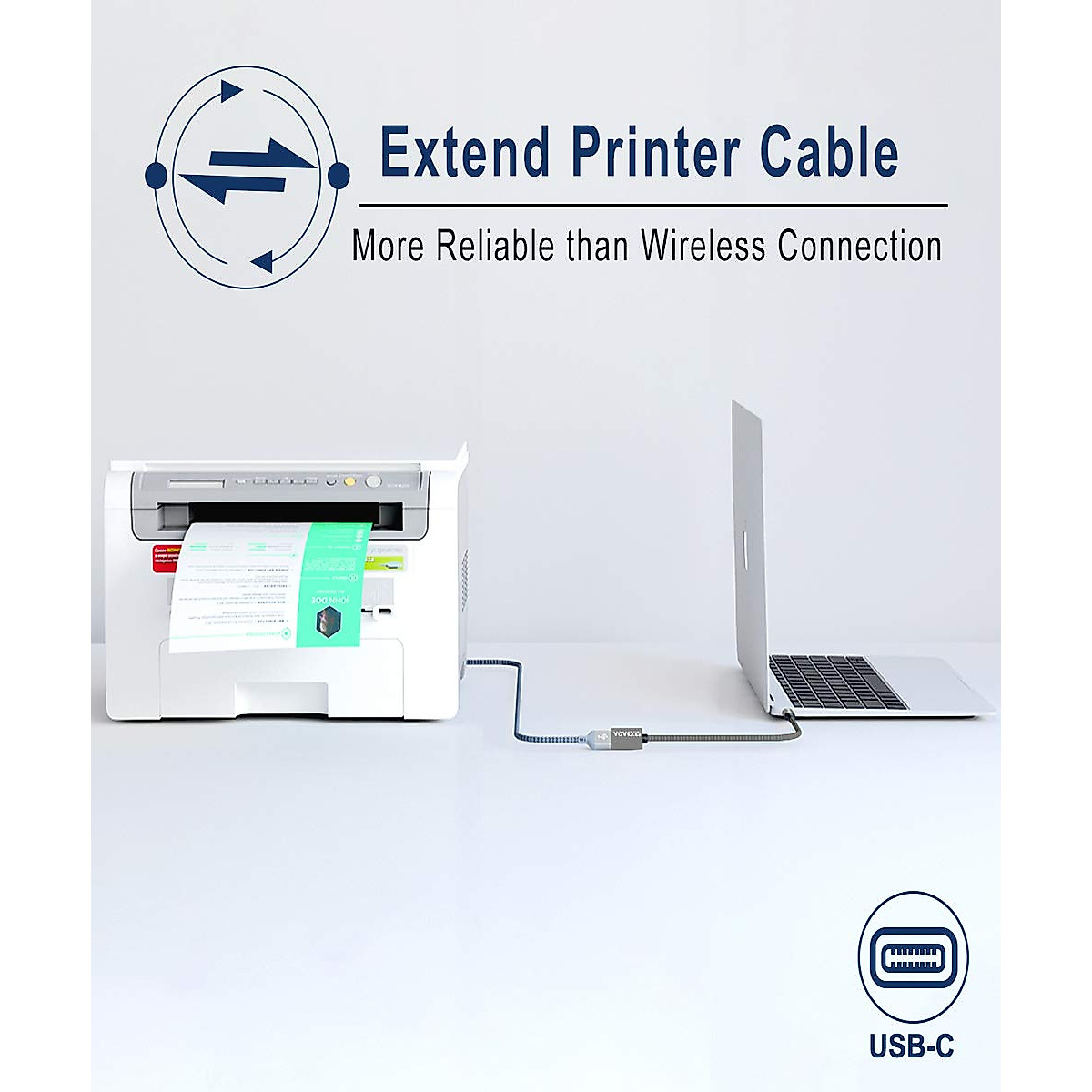 USB C to USB 3.0 Adapter (6.6ft),USB Type C Male to USB 3.0 Female OTG Cable Thunderbolt3 to USB Adapter Compatible with iPhone 16 Pro Max/16 Plus/16/15, iPad MacBook Pro/Air 2023, Galaxy S24/S23/S22