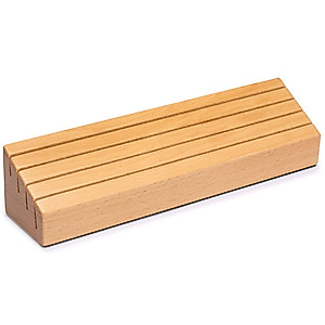 Yellow Mountain Imports Extra-Wide Solid Beechwood Playing Card Holders - Set of 2