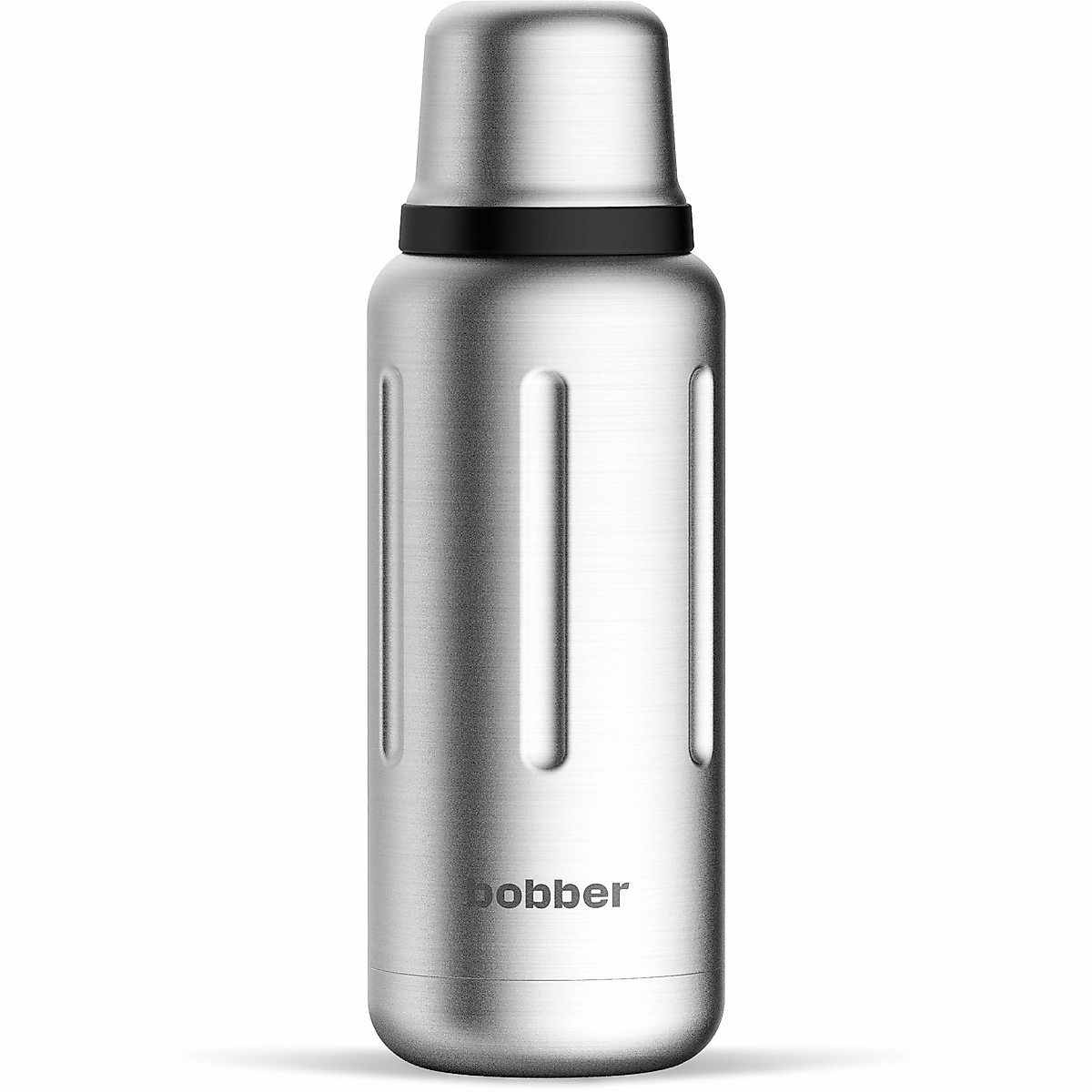 Bobber - 34 oz Vacuum Insulated Stainless Steel Water Bottle with Cup Lid - Dishwasher Safe - Keeps Drinks Hot for 48 Hours and Cold for 72 Hours - Triple Walled Thermo Flask (Matte)