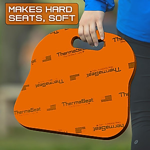 Northeast Products Therm-A-SEAT Sport Cushion Stadium Seat Pad, Orange, 13"x14"x.75"