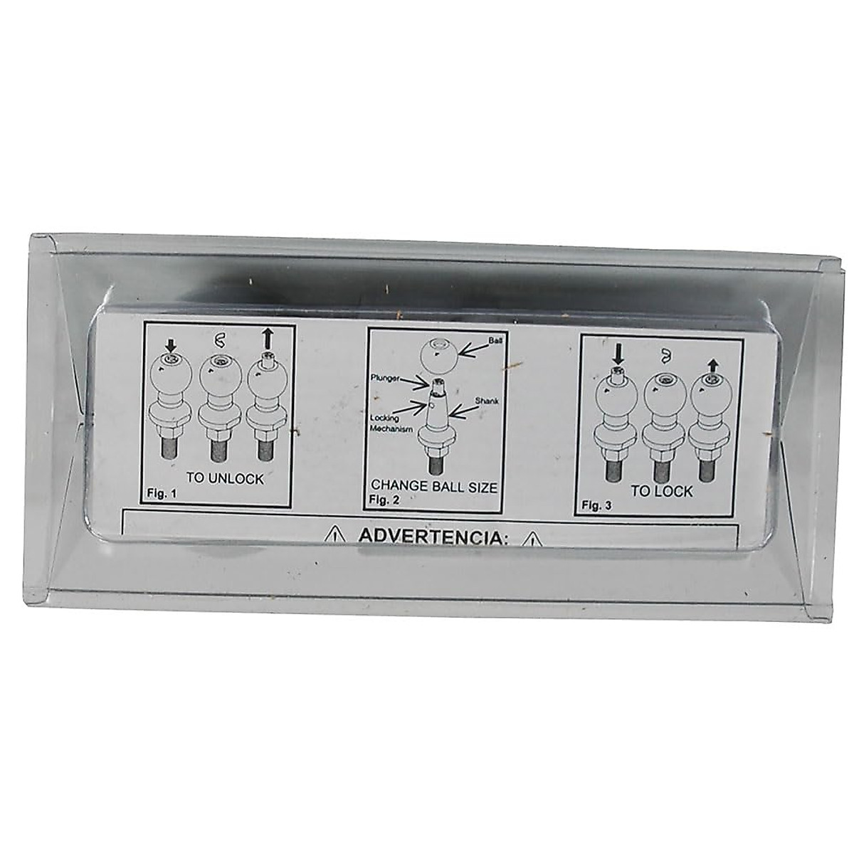 Reese Towpower 74308 Interchangable 1 7/8" and 2" Hitch Ball Kit