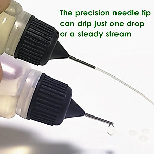 JOYWEE (30 Pack, 5ml) Needle Bottle dropper bottle eliquid bottle liquid bottle squeeze bottle Steel Needle TIP Dropper Bottle