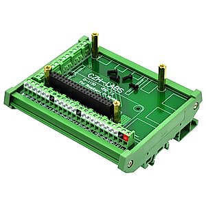 Electronics-Salon DIN Rail Mount Screw Terminal Block Adapter Module, for Raspberry Pi A+ 3A+ B+ 2B, 3B 3B+ 4B Zero Zero-W
