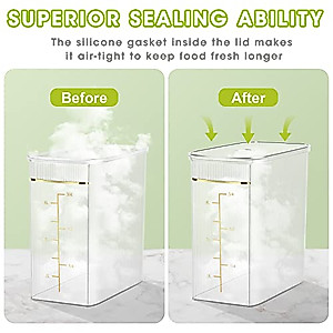 TBMax Rice Storage Container 25 Lbs - 20 Lbs + 5lbs Rice Container