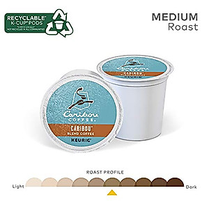 Caribou Coffee Caribou Blend Keurig K-Cups Coffee, 12 Count
