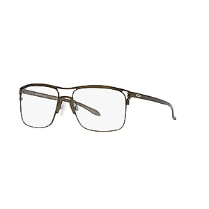 Oakley Men's Ox5068 Holbrook Ti Rx Rectangular Prescription Eyewear Frames, Pewter/Demo Lens, 55 mm