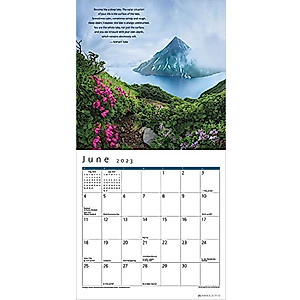 The Power of Now 2023 Wall Calendar: A Year of Inspirational Quotes by Eckhart Tolle | 12" x 24" Open | Amber Lotus Publishing