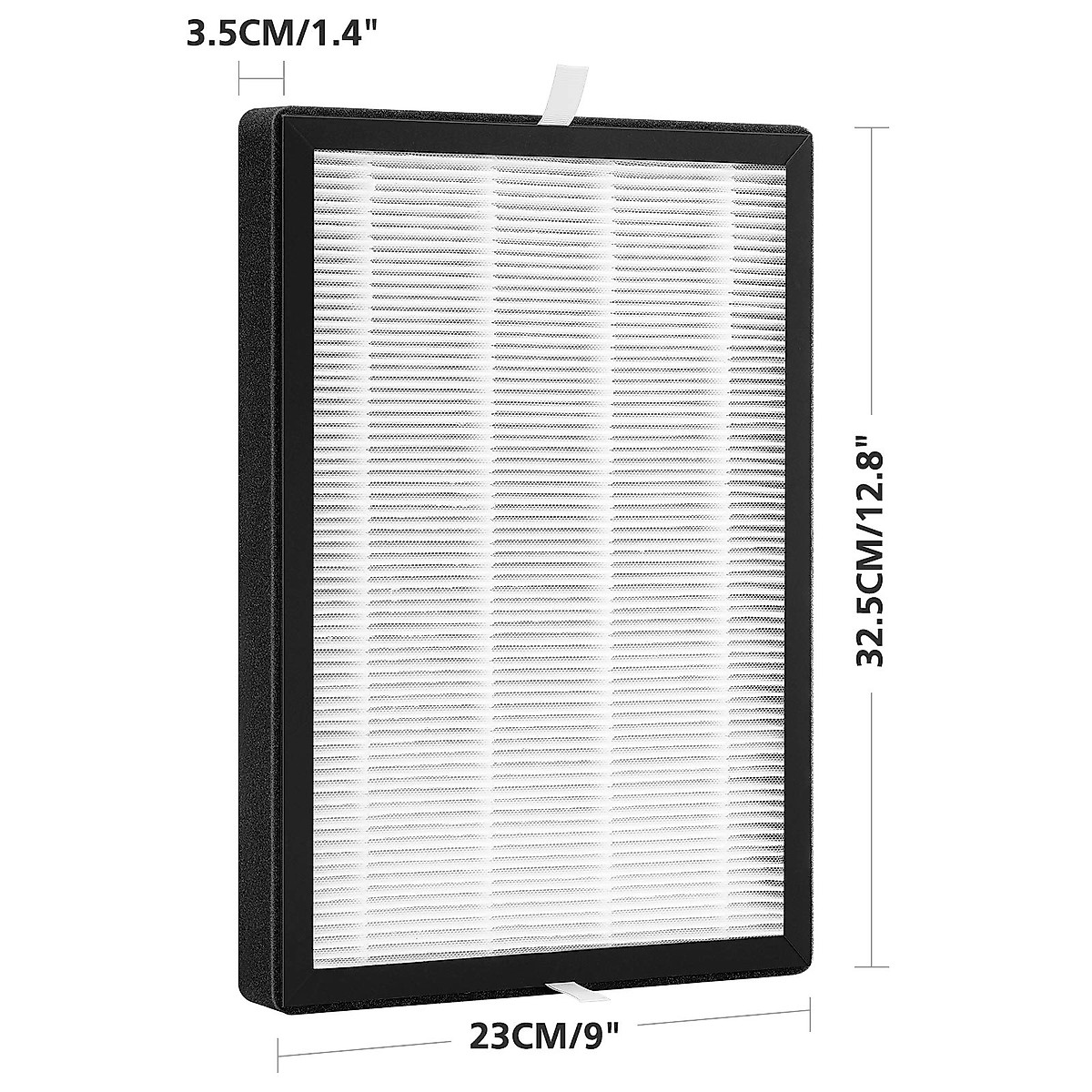 2 Pack GL-FS32 True HEPA Replacement Filter Compatible with MOOKA/KOIOS GL-FS32 & Azeus GL-FS32 Air Purifier, 3-in-1 H13 True HEPA Filtration for Mooka GL-FS32 Replacement Filter