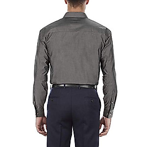 Unlisted by Kenneth Cole mens Slim Fit Solid Dress Shirt, Graphite, 15 -15.5 Neck 32 -33 Sleeve Medium US