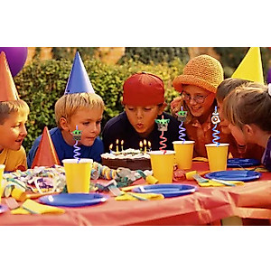 28 Pack Star Birthday Party Supplies Straws, Reusable Straws for Star Party Supplies, Party Supplies, Party Gifts, Perfect for Birthday Party Decorations, with 2 Cleaning Brushes