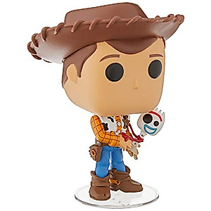 POP! Funko Disney Pixar Toy Story 4 Sheriff Woody Holding FORKY Vinyl Exclusive #535