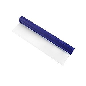 QWORK Water Car Squeegee,12 inch Flexible T-Bar Water Silicone Window Squeegee for Car Or Home Use, Blue
