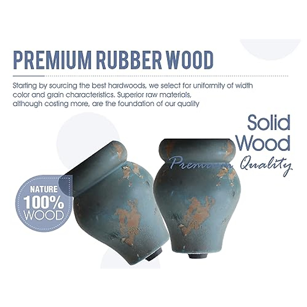 PHI VILLA Accent Cabinet with Doors - Farmhouse Credenza Cabinet for Living Room, Sideboard Buffet Cabinet with Storage Blue