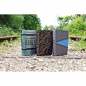 NIV, Boys' Bible, Leathersoft, Brown Camo, Comfort Print