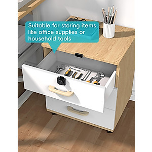 I-EASYDWW Combination Cabinet Latch, Keyless Drawer Lock, Easy to Install, Suitable for Kitchen Cabinet, Office Drawer, Wooden Furniture, One-Way Door, Etc (Black, 1 Pack)