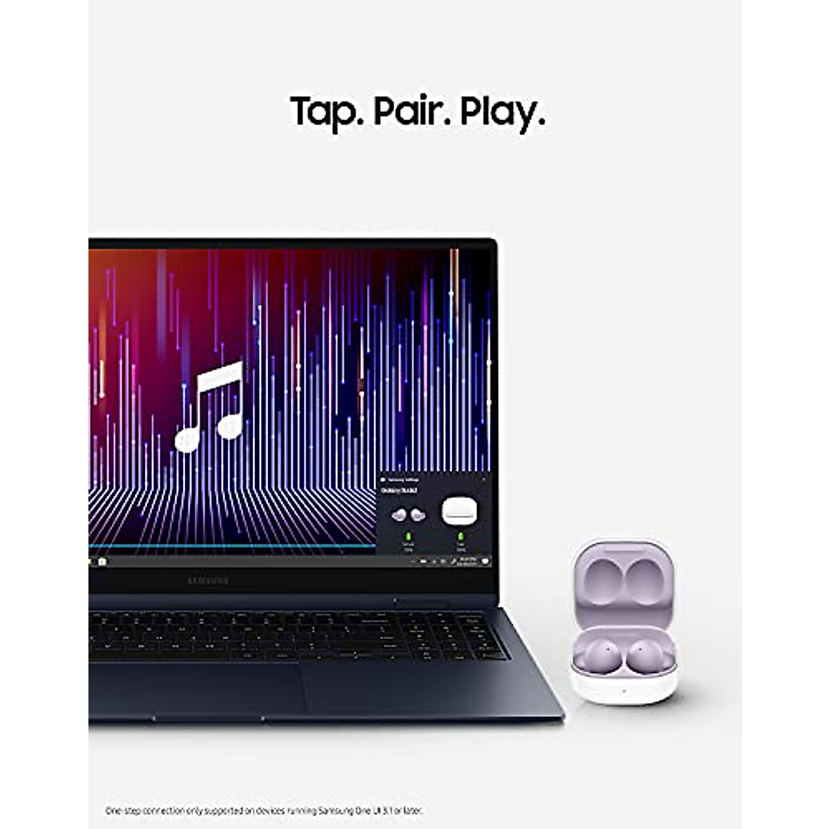 SAMSUNG Galaxy Buds 2 True Wireless Earbuds Noise Cancelling Ambient Sound Bluetooth Lightweight Comfort Fit Touch Control US Version, Lavender