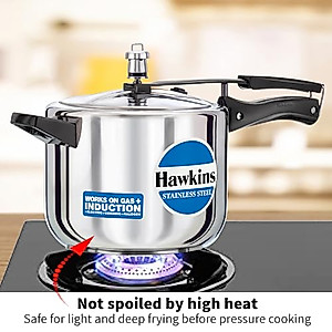 HAWKINS Hawkins Stainless Steel Pressure Cooker Silver 100 Ounce