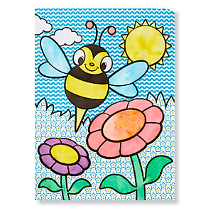 Melissa & Doug My First Paint With Water Art Pad - Cheerleaders, Flowers, Fairies, and More (24 Pages)