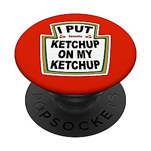 Ketchup Cute Red PopSockets PopGrip: Swappable Grip for Phones & Tablets
