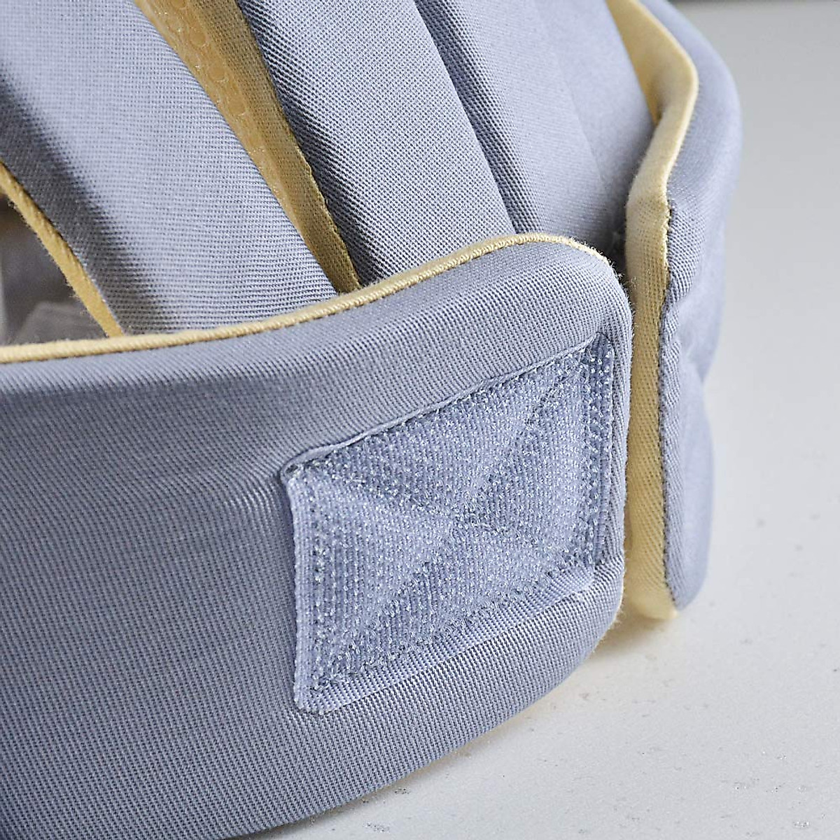 Huifen Adjustable Baby Head Protector, Baby Helmets for Crawling Walking Lightweight Safety Baby Helmet Jumping Running Breathable Hat Infant Essentials Toddler Helmets 6-24 Months (Gray)