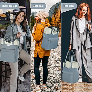 CYUREAY Laptop Fashion Backpack Nurse Spacious Book Bag For College Students Travel Backpack With USB Charger Port Doctor Work Fit Gift For Men&Women