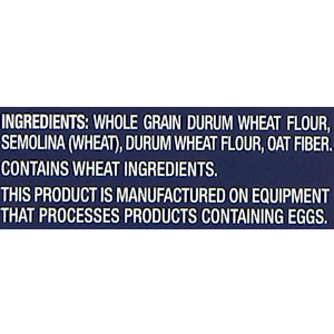 Whole Grain Pasta, Thin Spaghetti, 16oz,(Pack of 4)