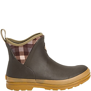 MUCK BOOT The Original COMPANY Women's Originals Ankle, Brown/Plaid/Gum, 5