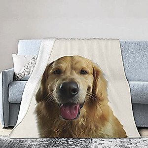 Custom Pet Blanket, Personalized Pet Photo Blanket, Custom Dog Blanket with Photo and Name, Custom Pet Portrait Blanket - Customized Soft Flannel Fleece Blanket Gift for Pet Lover, Birthday, Christmas